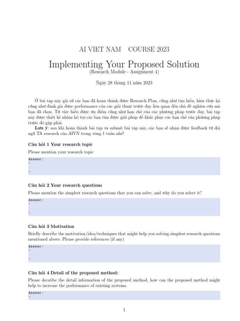 How To Do Research - Assignment4 | PDF