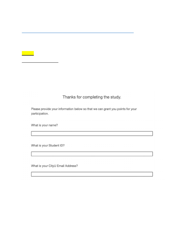 Market Study Instruction | PDF
