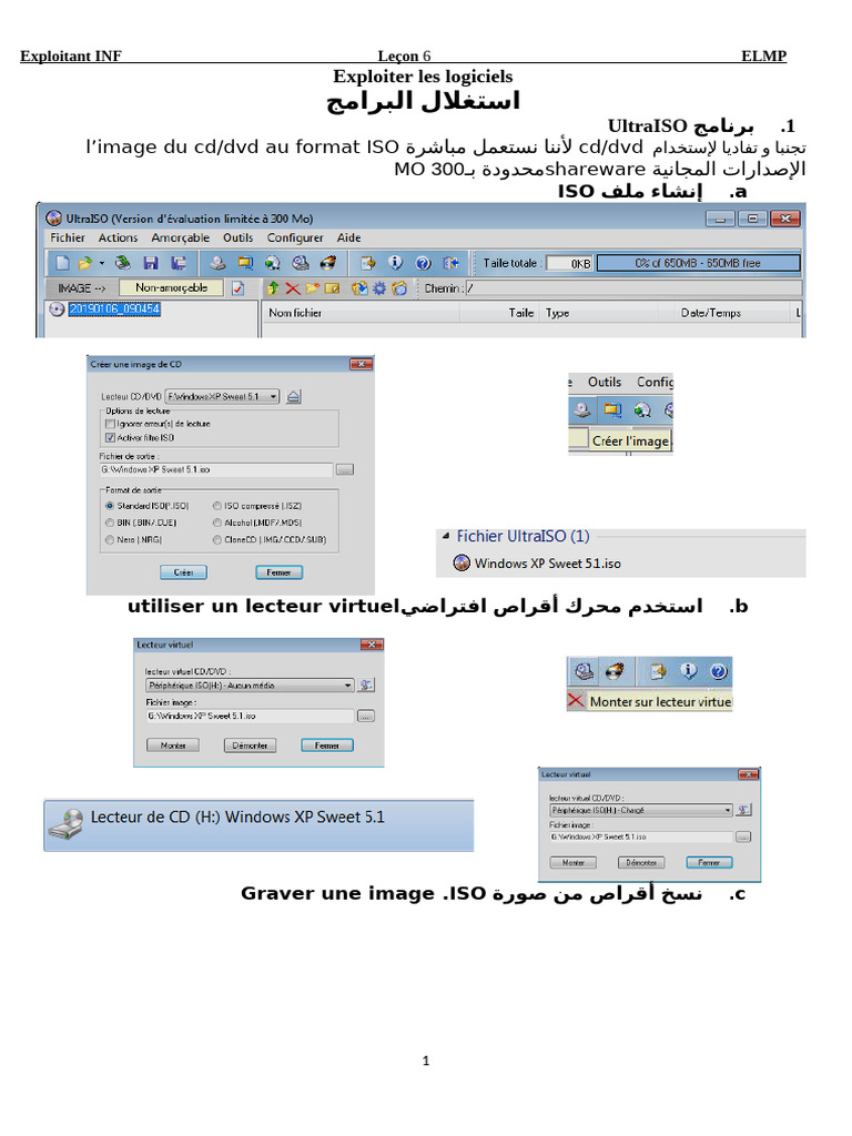 Exploiter Les Logiciels UltraISO | PDF