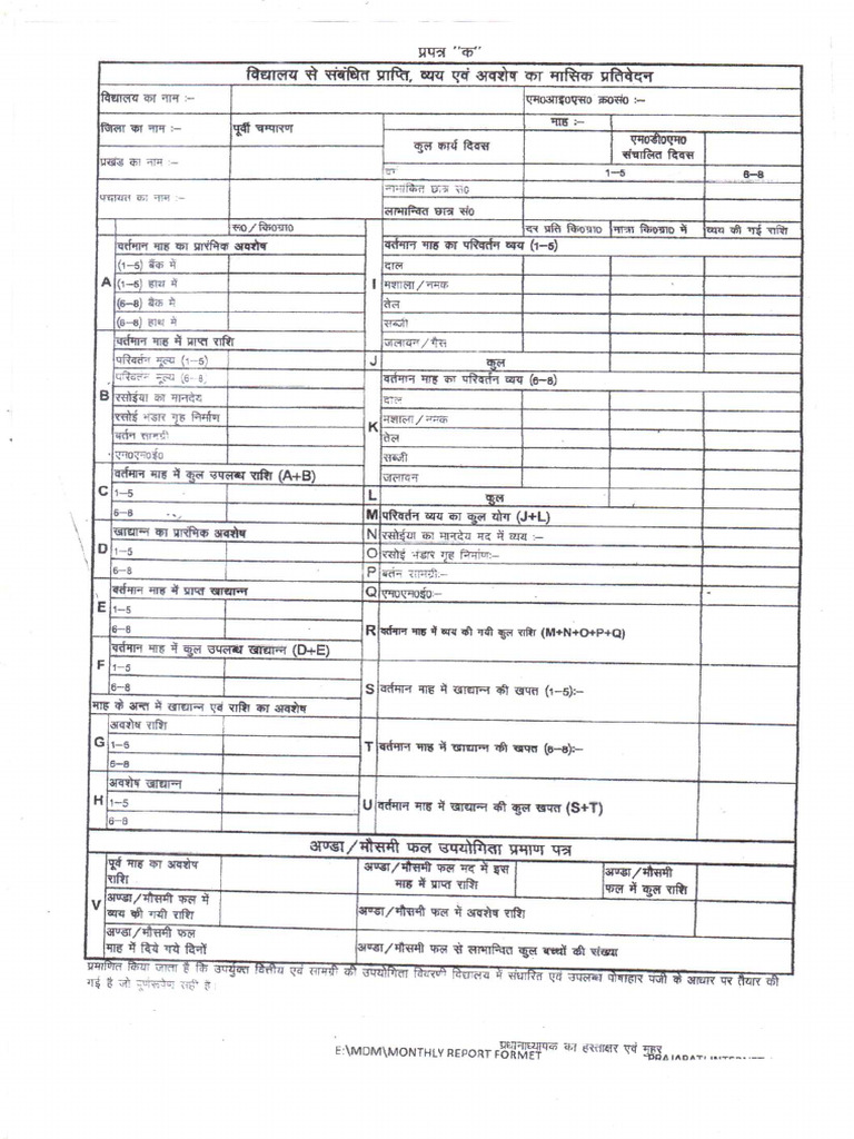 Masik Prativedan | PDF