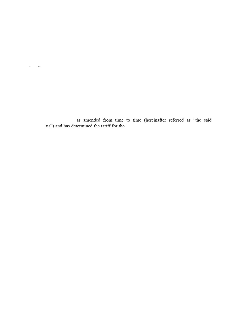REgulation 2024 | PDF | Expense | Power Station