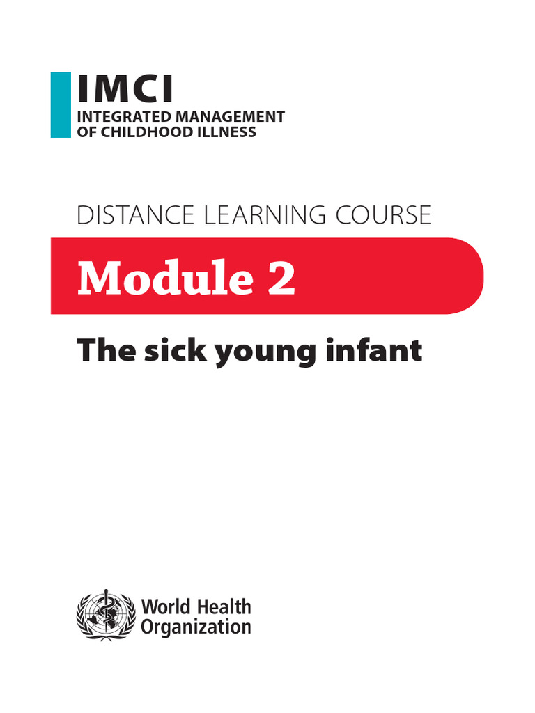 IMCI - MOD2 - The Sick Young Infant | PDF | Breastfeeding | Preterm Birth