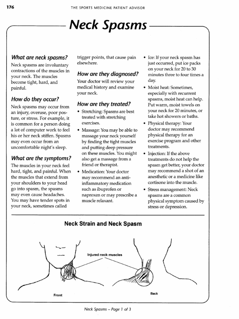 152 - Neck Spasm | PDF
