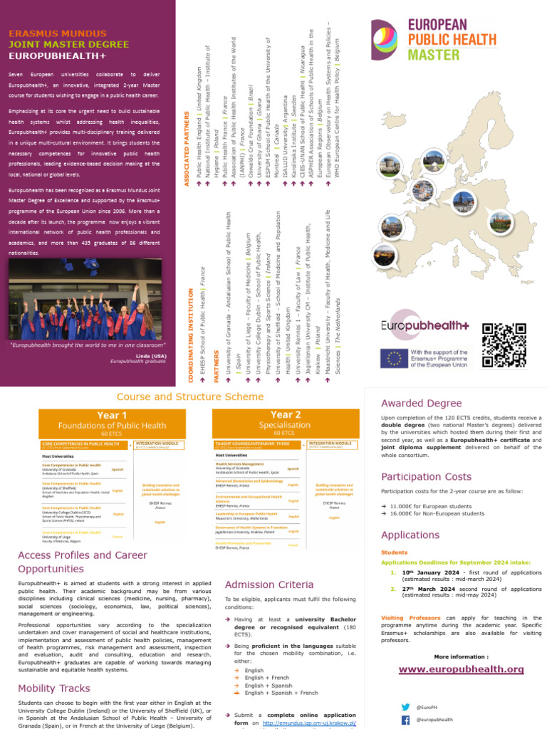 EPH Leaflet en 2023-2024 | PDF | Academic Degree | Educational Stages