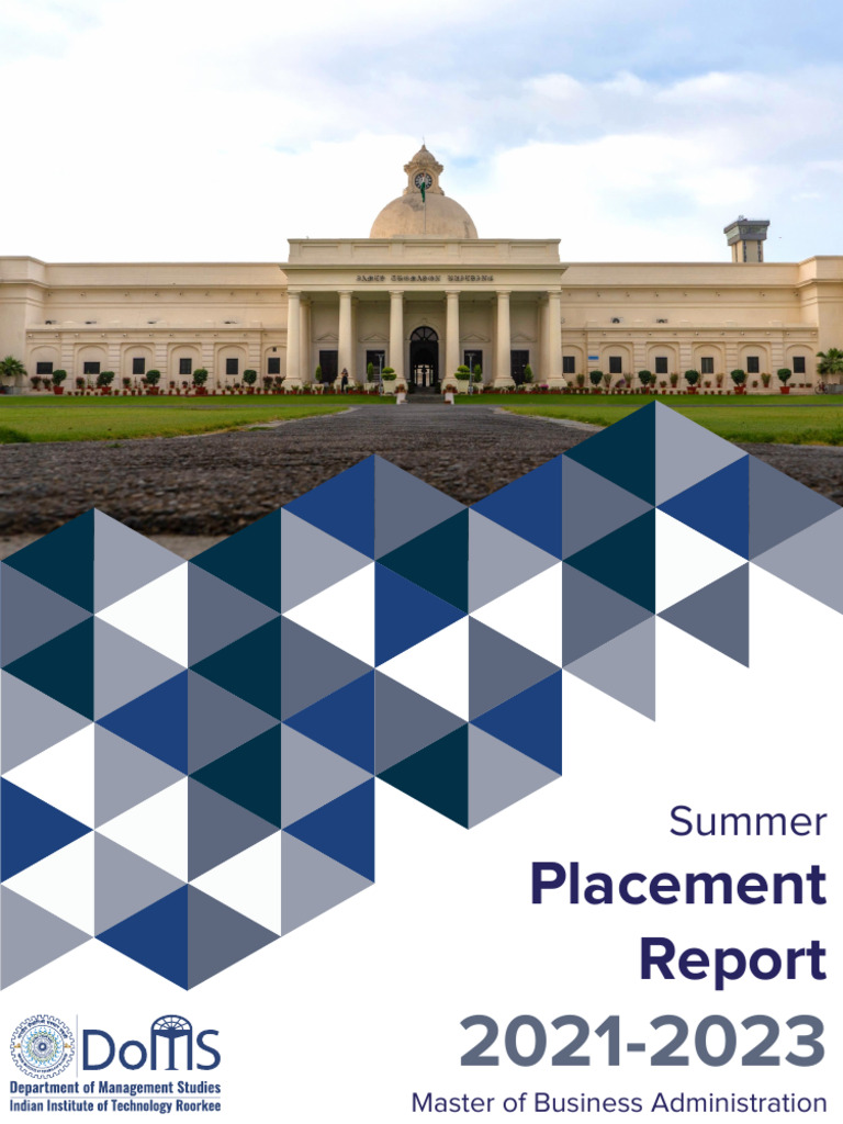 2022 Summer Placement Report | PDF