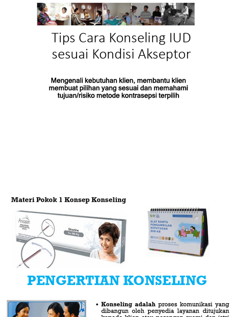 Tips Konseling IUD untuk Akseptor KB | PDF