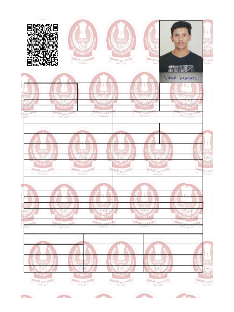 Application Form Draft Print For All | PDF