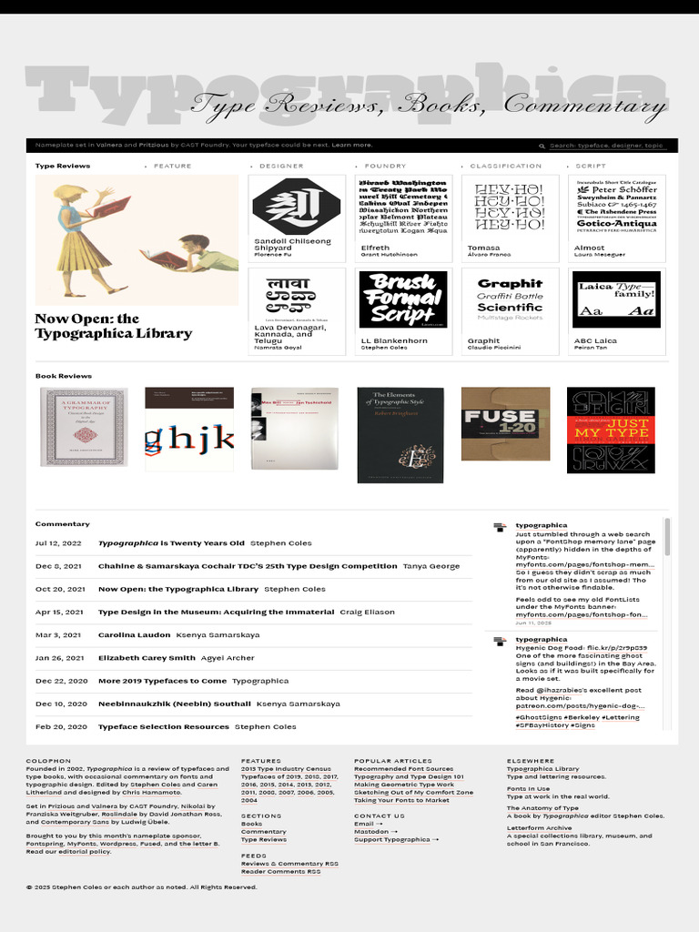Typographica | PDF | Typography | Typefaces