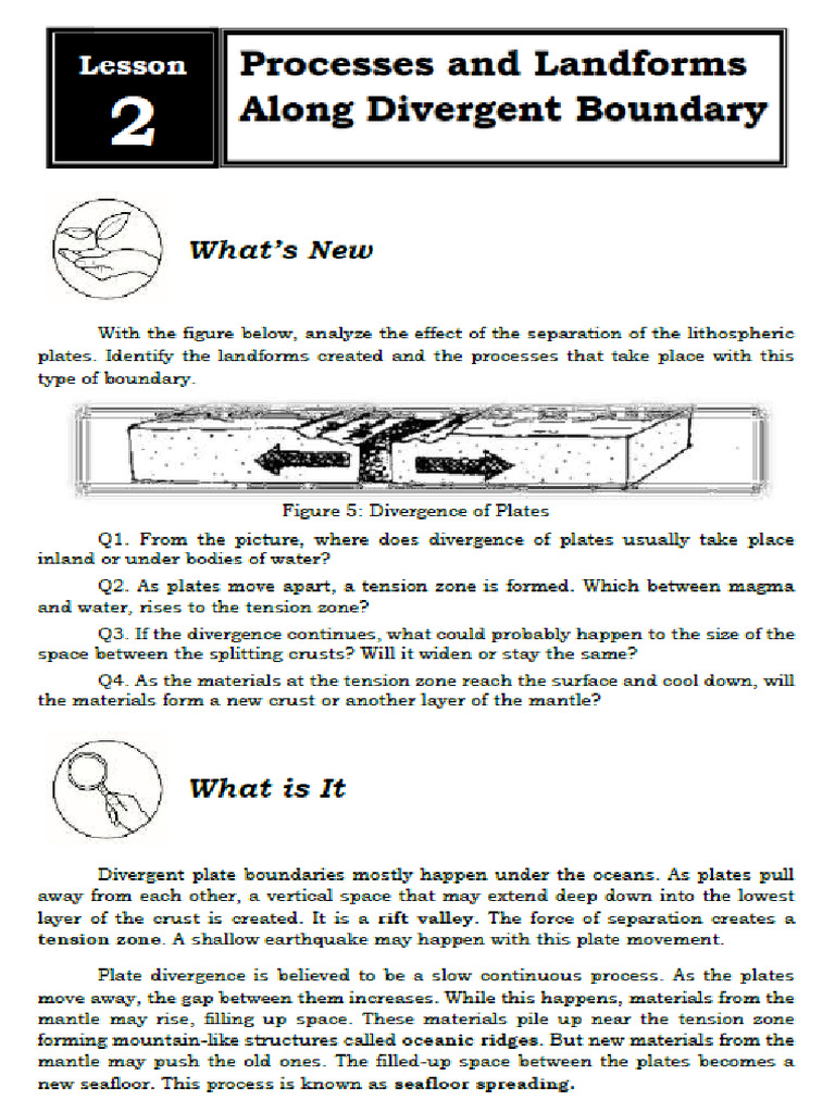 Divergent and Transform Fault | PDF