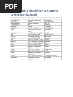 Muallimi Soniy: O'zbek Tili PDF | PDF
