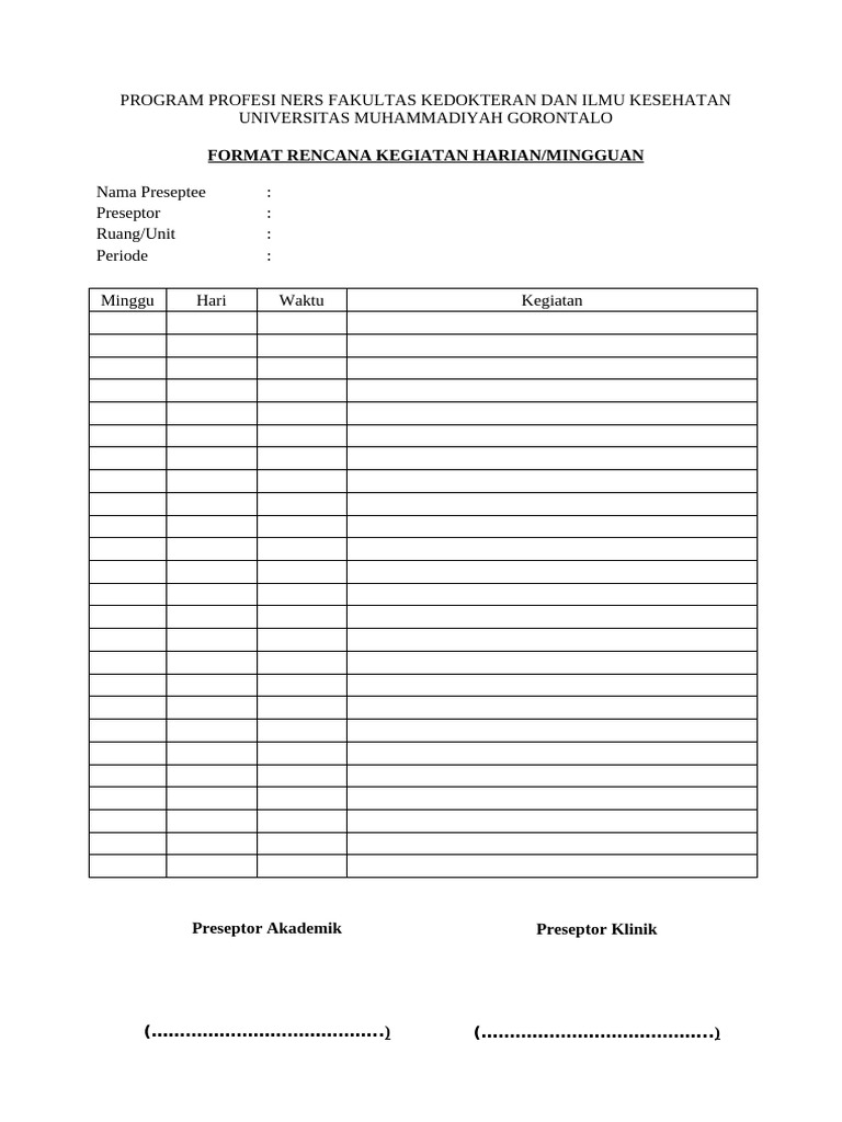 Format Baru ADL, Log Book, Intervensi-Implementasi-Evaluasi, Kontrak ...
