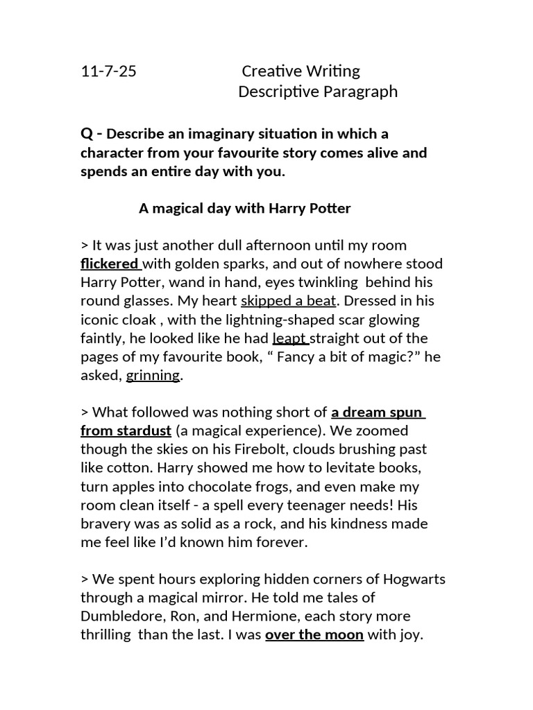 Magical Day with Harry Potter | PDF | Harry Potter | Mythography
