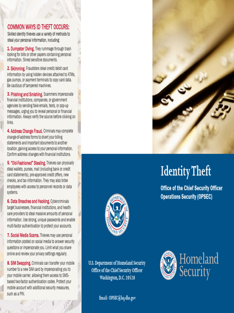 24 110824 Identify-Theft-508 | PDF | Identity Theft | Security Engineering