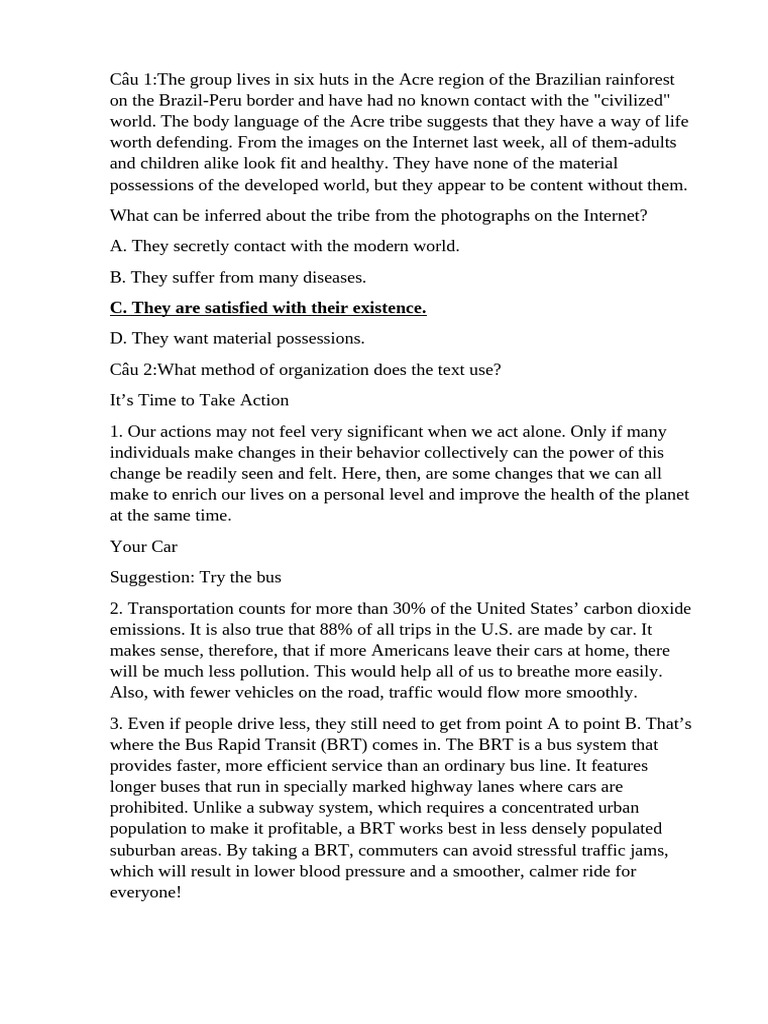 Protecting the Acre Tribe's Land | PDF | Bus | Rapid Transit