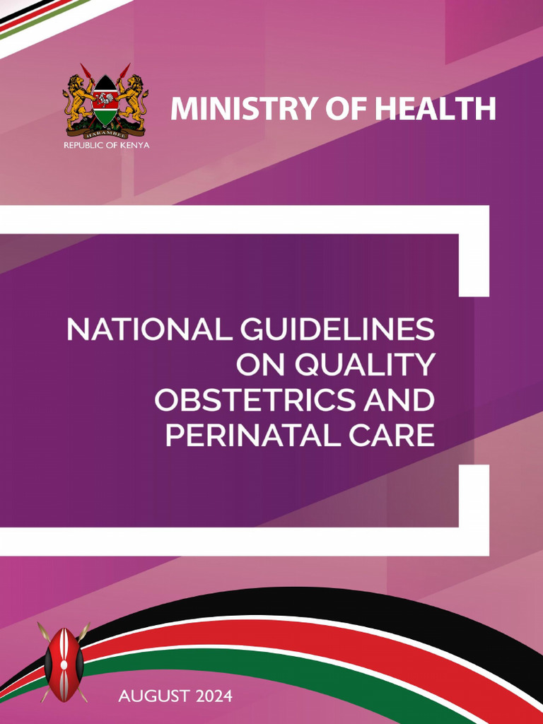 National Guidelines On Quality Obstetrics & Perinatal Care - 2024 | PDF ...