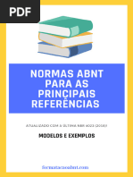 Abnt-2025-Exemplos de Como Montar Referências Bibliográficas | PDF