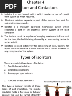 Types of Isolators | PDF | High Voltage | Electric Power Transmission