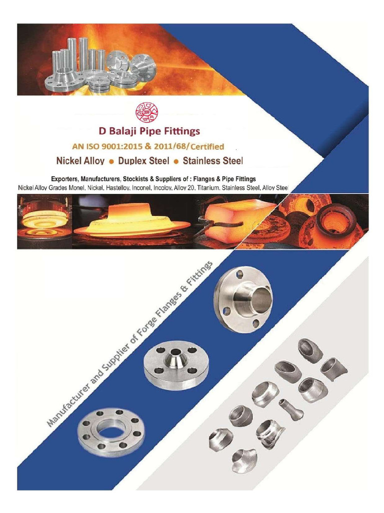 S.S Flanges Specification Data-Sheet | PDF