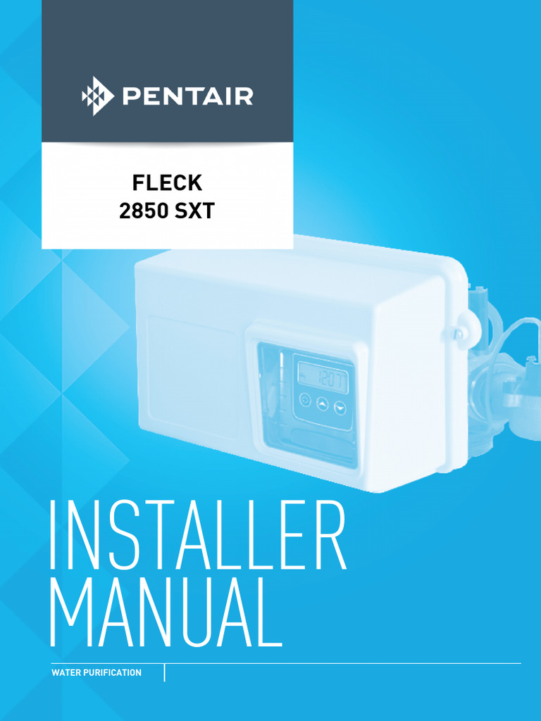 Fleck 2850 SXT Installer Manual | PDF | Alternating Current | Drinking ...