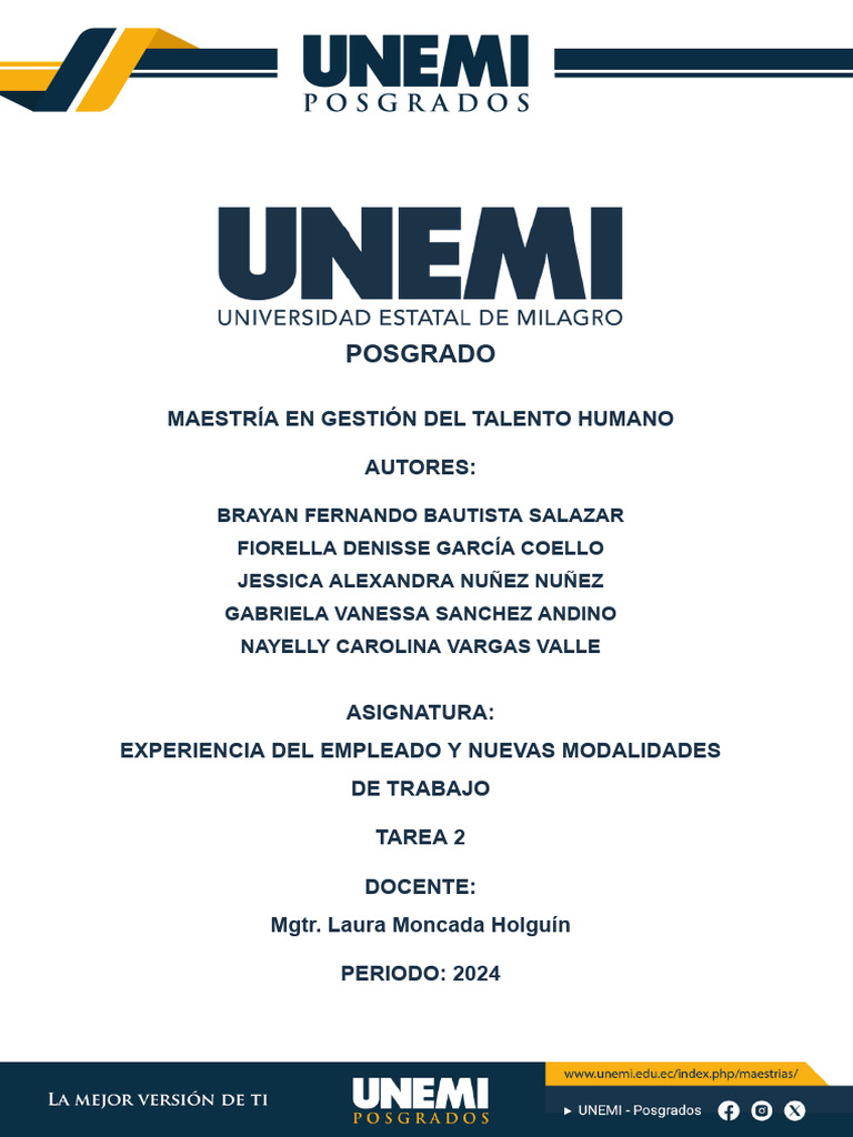 TAREA MODULO 2.docx Experiencia Del Colaborador | PDF | Las emociones | Motivación