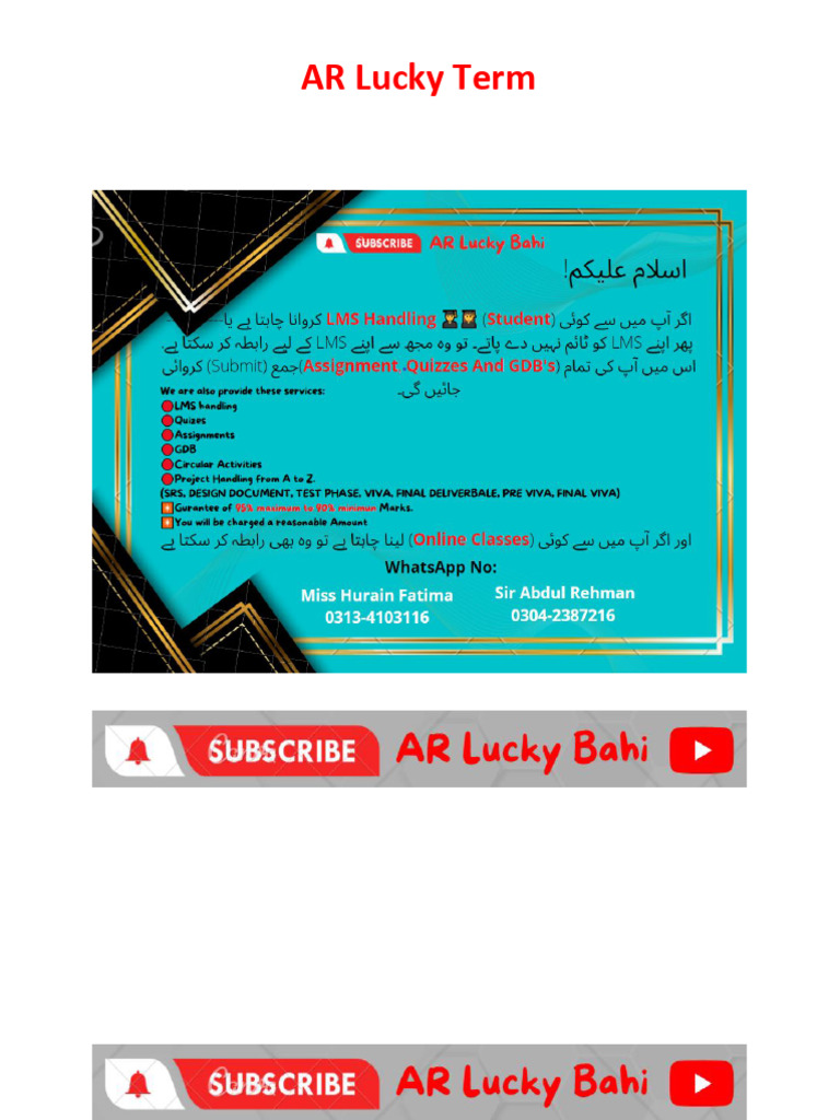 CS201 Final Term by AR Lucky Term | PDF | Pointer (Computer Programming) | Class (Computer ...