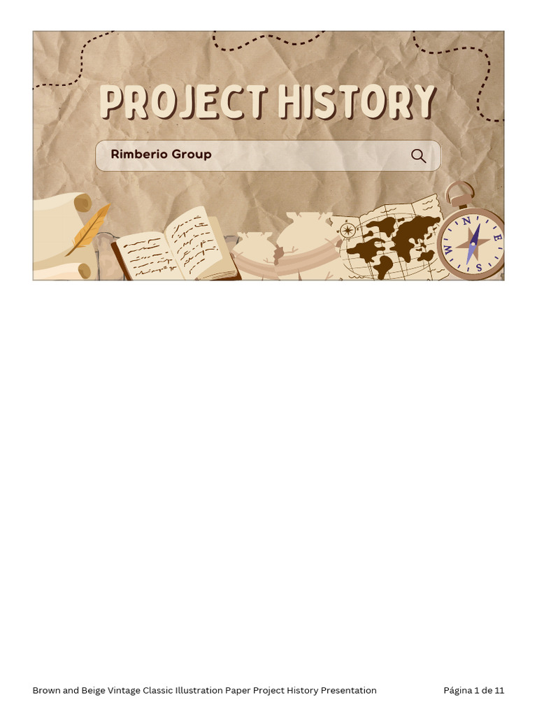 Brown and Beige Vintage Project Overview | PDF