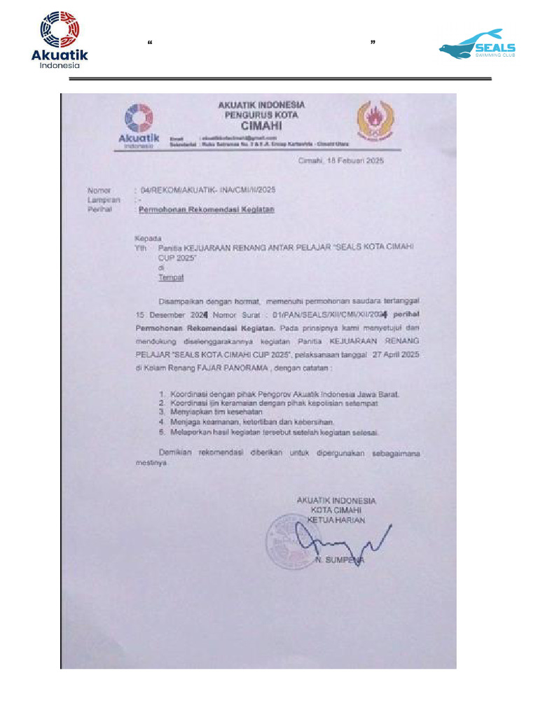Ketentuan Fix Seal Cimahi | PDF