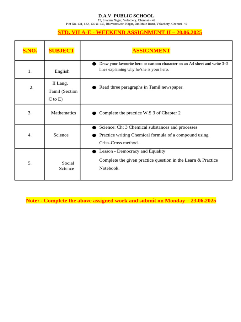 Weekend Assignment - 20.06.2025 | PDF