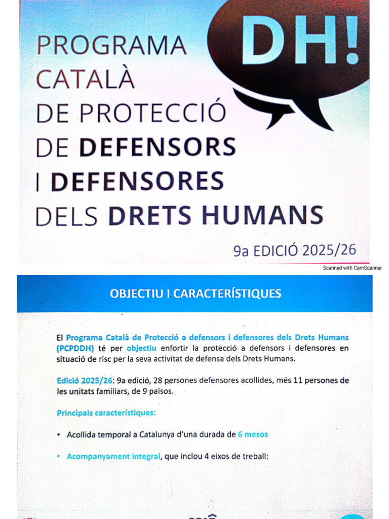 Presentació PCDDDHH 2025 | PDF