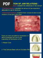 Understanding Jaw Relations in Dentures | PDF | Dentures | Dentistry ...