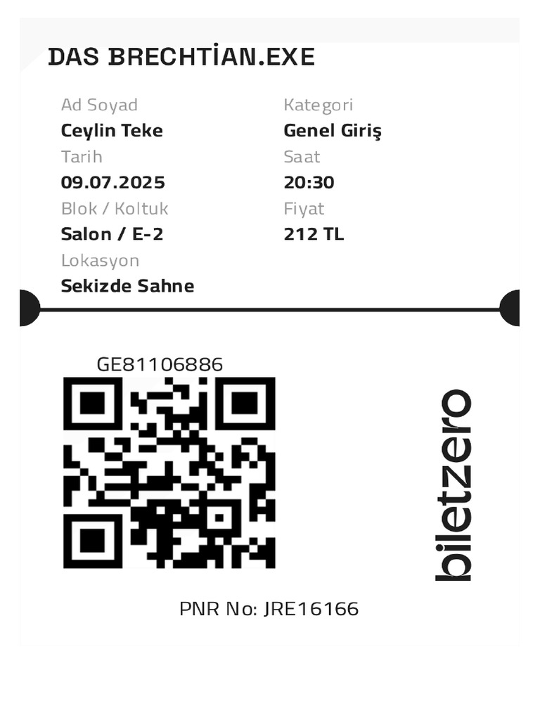 Bilet | PDF