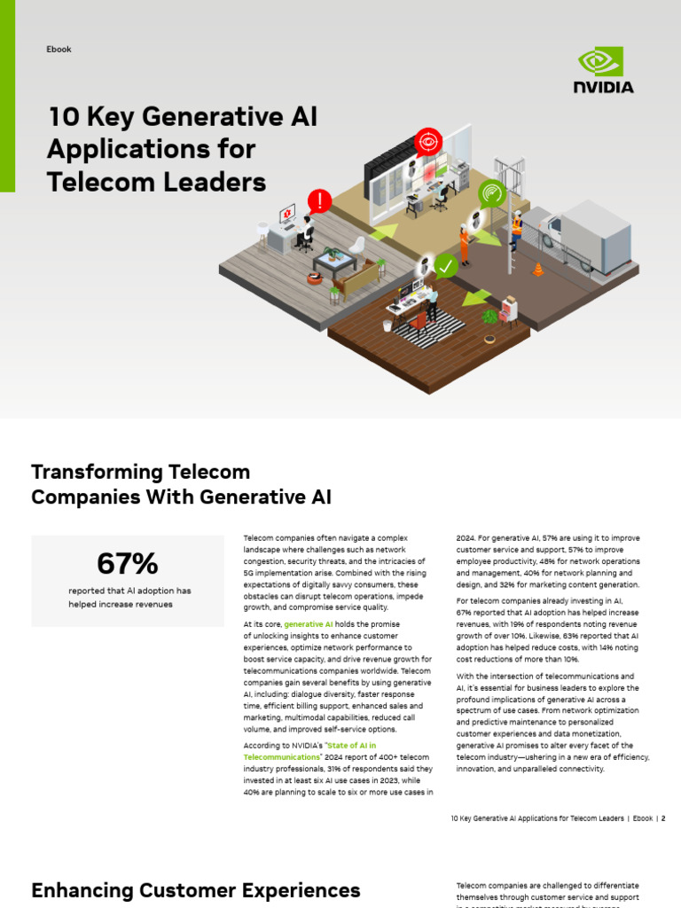 Generative AI in Telecom: 10 Key Uses | PDF | Artificial Intelligence ...