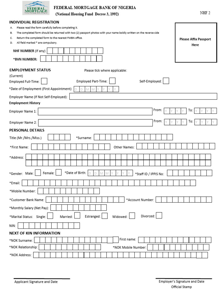 Individual Registration Form | PDF | Government And Personhood