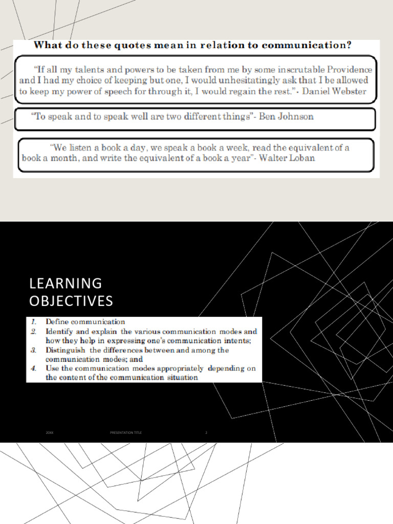 Lesson 1 2 Nature Definitions and Components of Communication | PDF