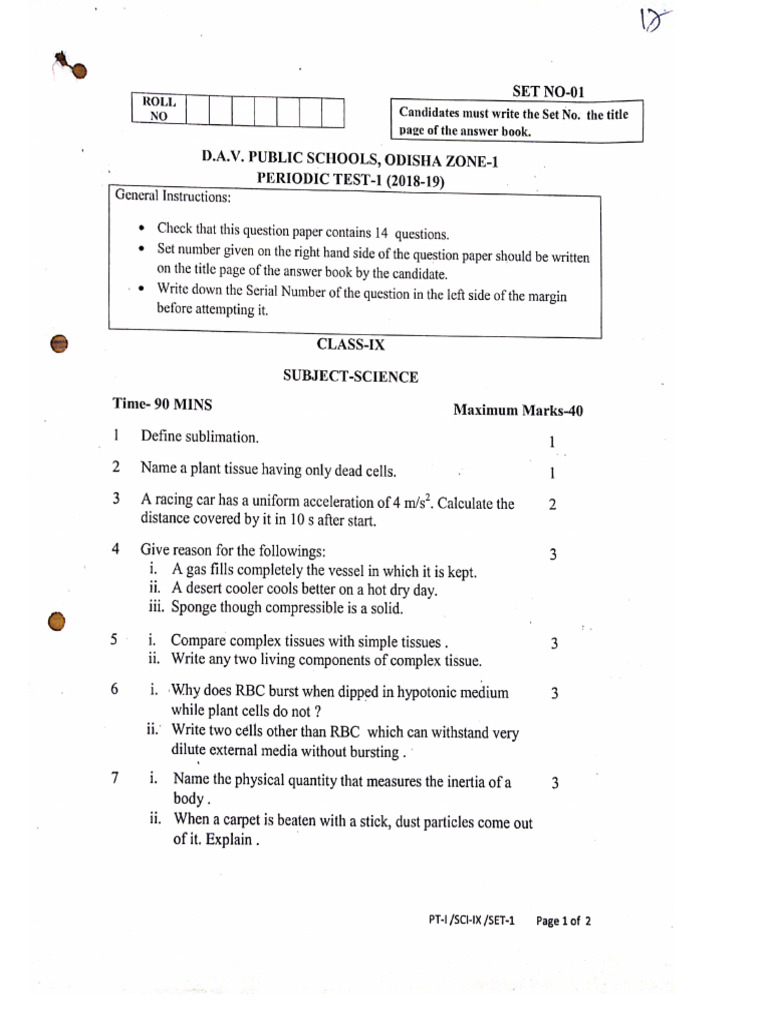 2f02d58c Dda8 4aa8 8ce5 40f4af5a7f11science. Set 1 | PDF