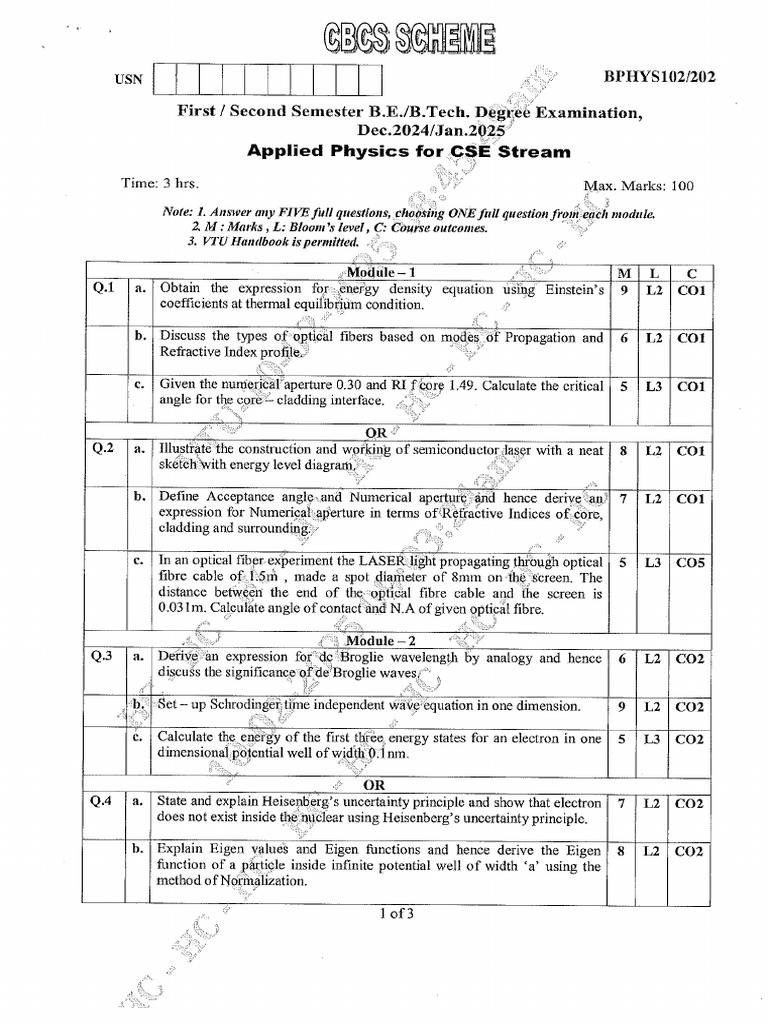 Dec 2024-Jan 2025. BPHYS102-202 | PDF