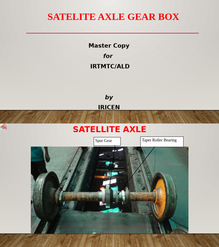 PART III 1.31 Satellite Axle Gear Box | PDF