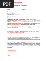 Maersk Container Guarantee Permanent Letter | PDF | Supply Chain ...