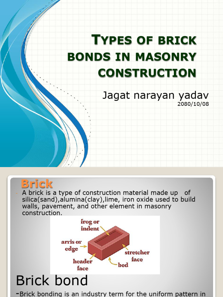 Types of Brick Bonds in Masonry | PDF | Brick | Masonry