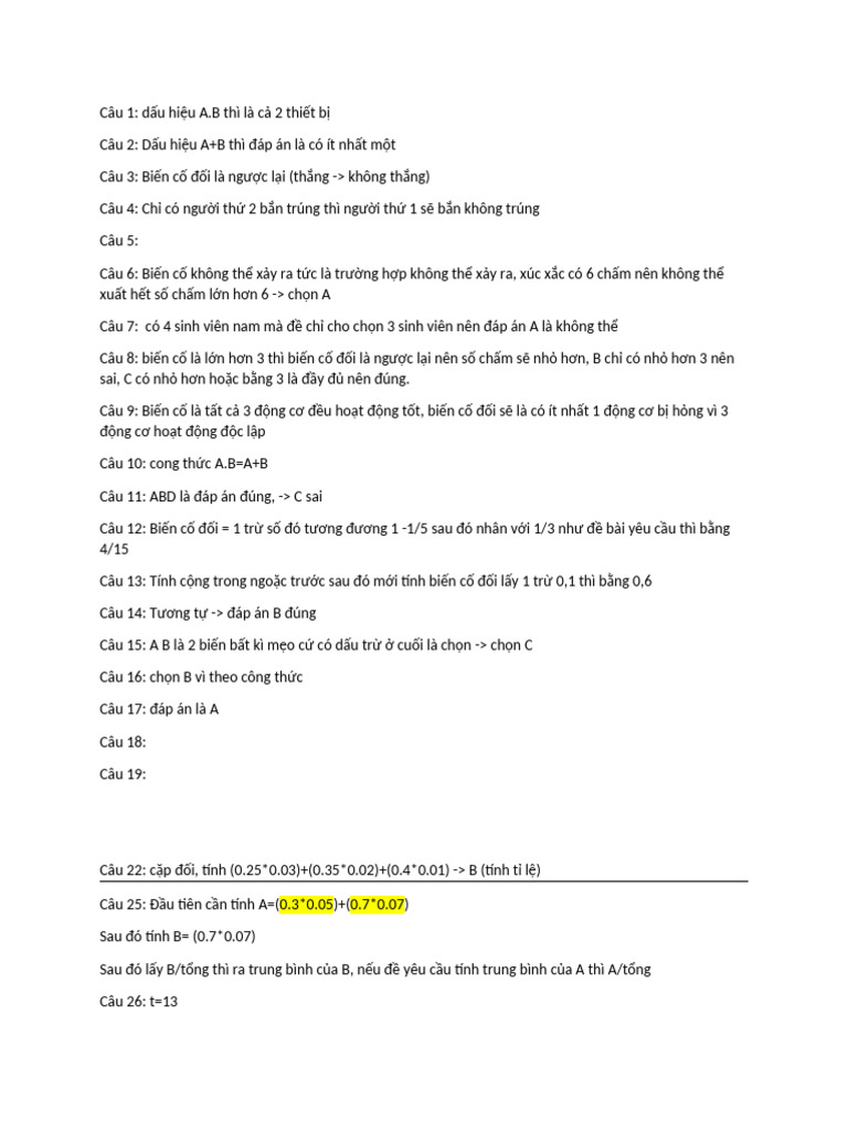 Giair Bafi Xac Sua Thong Ke | PDF