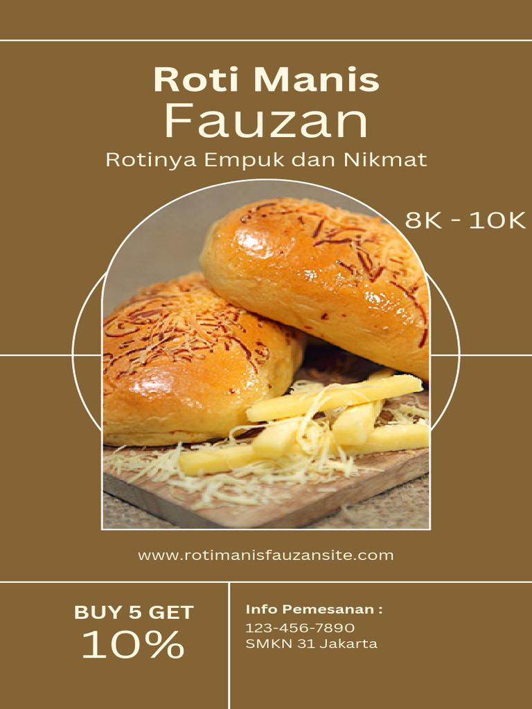 Brosur Roti Manis Fauzan | PDF