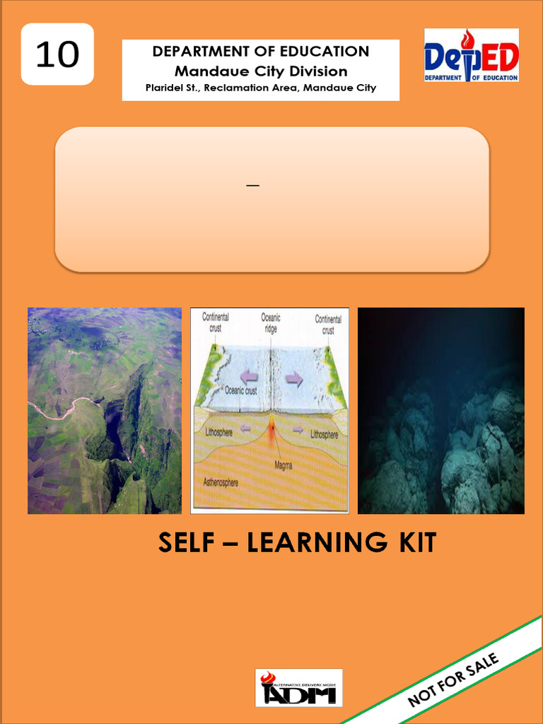 Science10 q1 Slk6 Plate-Tectonics v1 | PDF | Plate Tectonics | Earthquakes