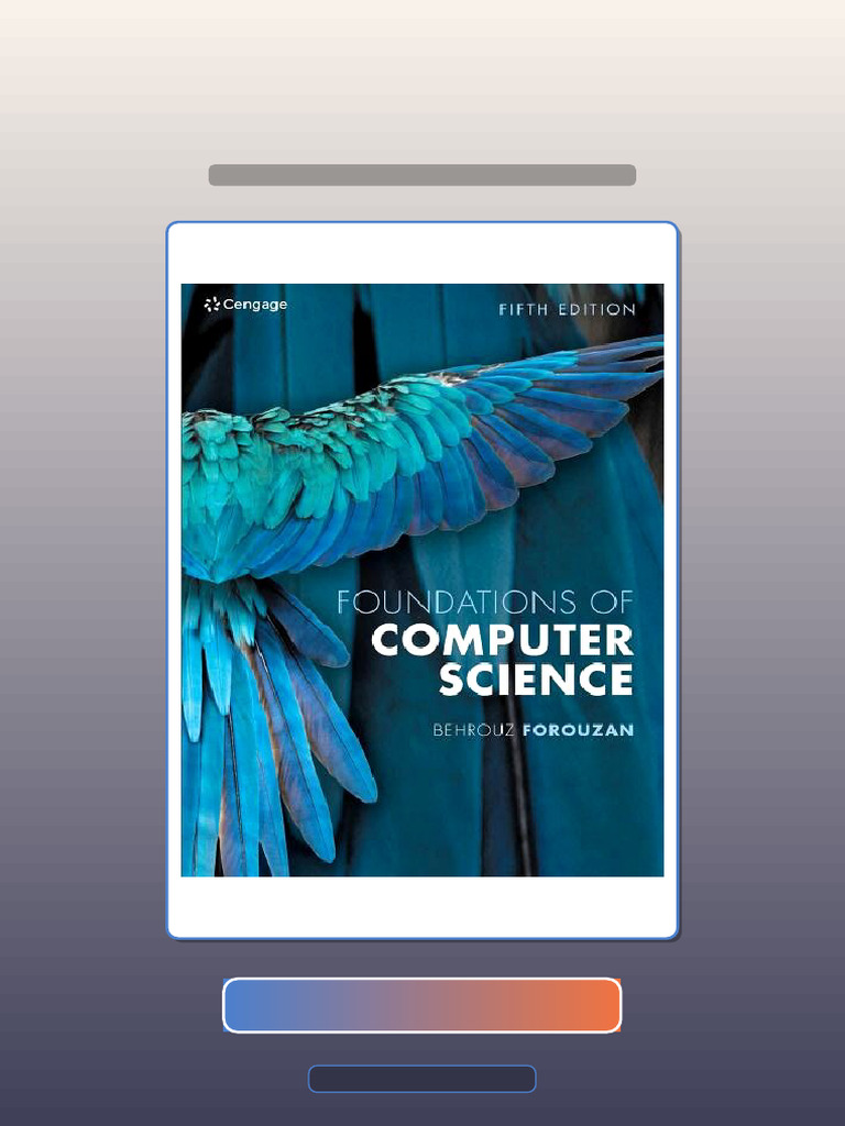 Foundations of Computer Science 5th EMEA Edition by Behrouz Forouzan ...