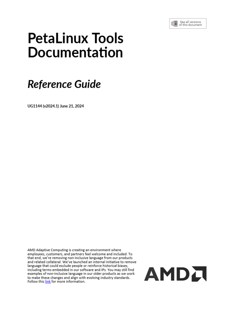Ug1144 Petalinux Tools Reference Guide en Us 2024.1 | PDF | Booting | Command Line Interface