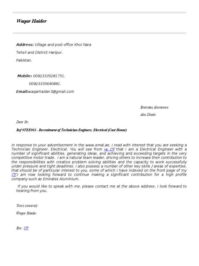 Cover Letter | PDF | Transformer | Electrical Engineering