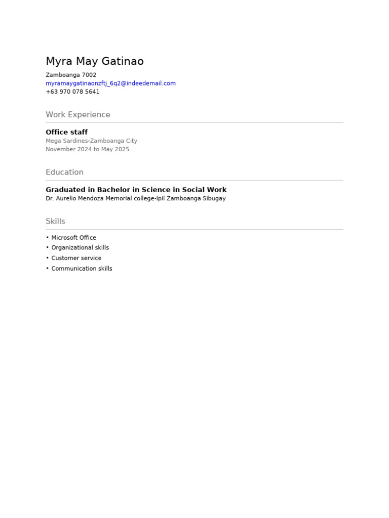 Myra May Gatinao | PDF