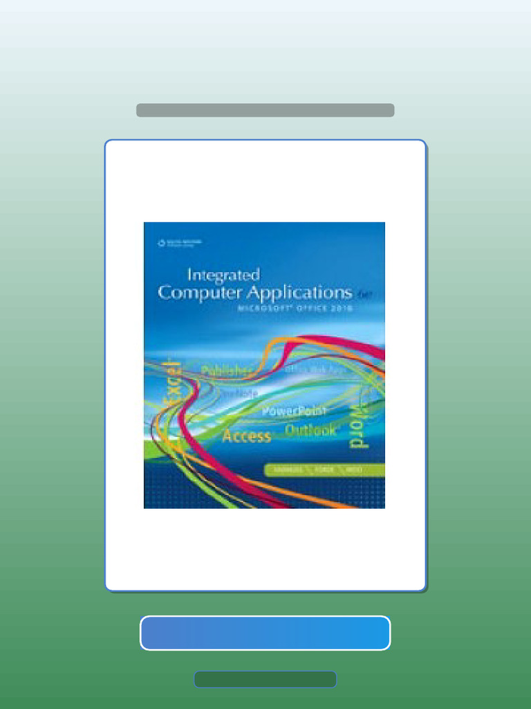 Real Test Bank Integrated Computer Applications 6th Edition Ebook and ...