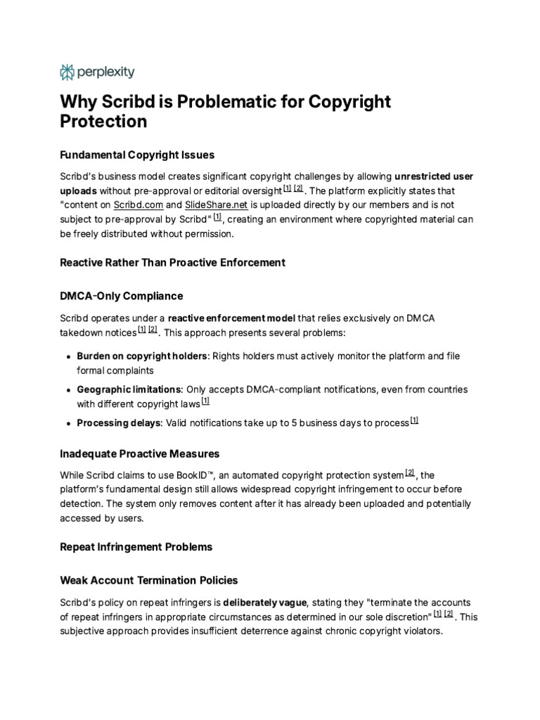 Why This Is Problematic For Copyright Protection | PDF | Copyright ...