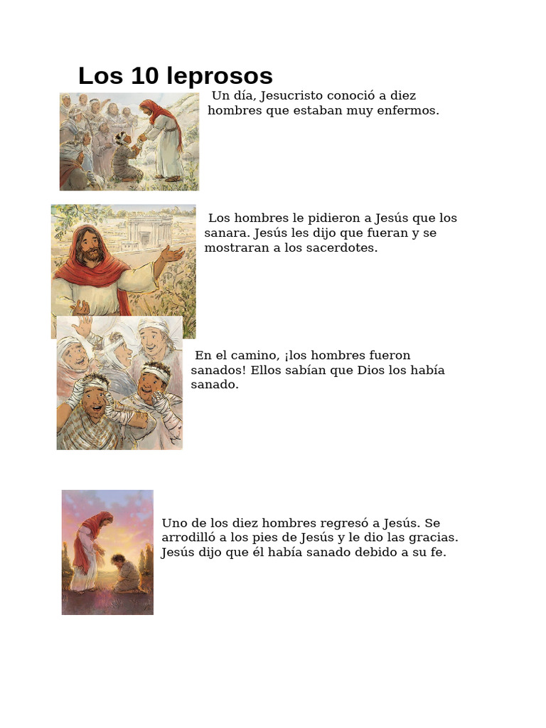 Los 10 Leprosos | PDF