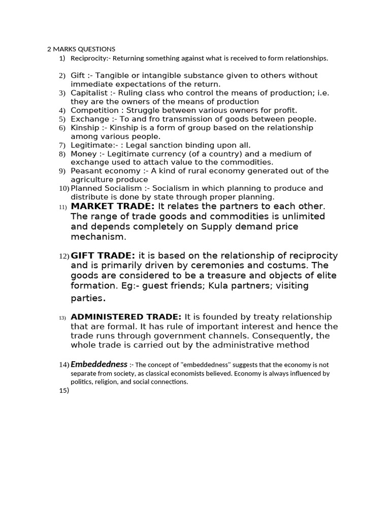 Key Economic Concepts Explained | PDF